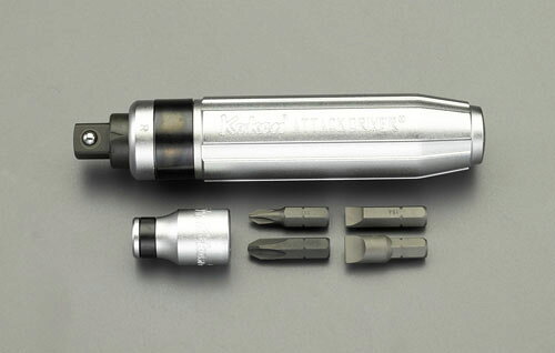型番EA550XC 商品説明●〈セット内容〉…6点●(＋)ビット…＃2・＃3●(−)ビット…1.6×9・1.6×11mm●ビットホルダー…8mm（5/16”）hex×1/2”sq●ドライバー全長…143mm●ドライバー差込角…1/2”●ビッ...