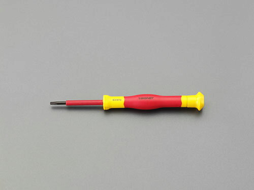型番EA552SC-15 商品説明●1000V絶縁●先端…T15●全長…145mm●軸長…50mm●軸径…4.0mm●材質…金属部:クロムバナジウム鋼●グリップはEN60900規格に準じて製造されています。 ★注意事項★商品画像に複数商品が...