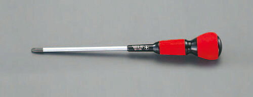 型番EA557A-250 商品説明●先端×軸径…＃2×6.3mm●軸長…250mm●全長…350mm●ハンドルは手の平に収まる抜群のフィット感●押しながらトルクもよく伝わるグリップ形状●六角軸形状●先端マグネット付●生産国…日本 ★注意事項...