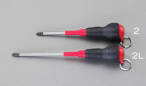 型番EA557AY-2 商品説明●先端…#2●軸径…φ6.3mm●軸長…100mm●全長…202mm●落下防止リング付●先端マグネット付●グリップエンドが手の平に収まりスムーズに回転し指先での早回しができる「クイックターンハンドル」を採用●...