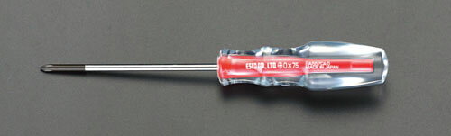 型番EA557CA-0 商品説明●軸径…3mm●先端…＃0●軸長…75mm●全長…145mm●耐油・耐薬品・耐衝撃性に優れたアセテート樹脂を使用したクリスタルハンドル●細軸タイプ●先端マグネット付●生産国…日本 ★注意事項★商品画像に複数商...