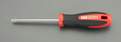 型番EA557DT-2 商品説明●先端×軸径(mm)…#2×6.3●軸長(mm)…100●先端マグネット付●YUS550製●ハンドルはエラストマー樹脂を用いたエアークッション仕様で手になじむグリップ感●生産国…日本 ★注意事項★商品画像に複...