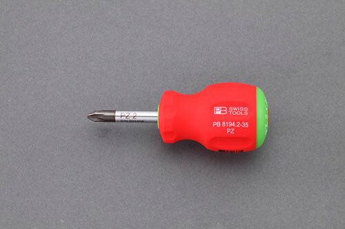 型番EA564DG-2 商品説明●メーカー…PBSWISSTOOLS●型番…PB8194.2-35●先端×軸径…#2×6mm●軸長…35mm●濡れた手で握っても滑りにくいグリップ●オイル・ガソリンに耐性があり、汚れてもきれいに落とせます。●...