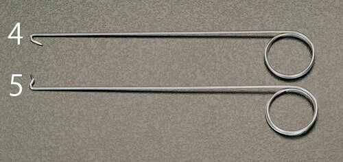 型番EA566CD-5 商品説明●全長…165mm●用途…狭い所での部品の脱着などに●材質…ステンレス●仕様…引き押しフック ★注意事項★商品画像に複数商品が載っており、番号やアルファベットが記載されている商品がございます。その場合は、「商...