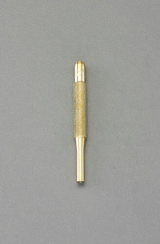 型番EA572CG-6 商品説明●全長…100mm●材質…真鍮●先端径…1/4”(6.35mm)●真鍮製なのでワーク材への損傷を防ぎ微細な作業に最適です。●グリップは滑り止めローレット加工●ヘッド部分に先端径が記載されています●火花が出ない...