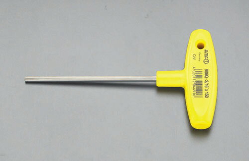 型番EA573AF-12 商品説明●サイズ(インチ)…1/8”●軸長(mm)…150●ハンドル幅(mm)…80●材質…ブレード：クロムバナジウム鋼　　　　　　グリップ：耐衝撃プラスチック●ハンドルカラー…黒・赤・黄の3色　　　　　　　　　　...