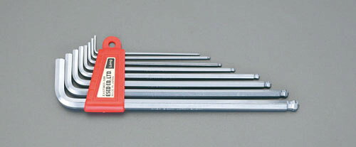 型番EA573KD-108 商品説明●8本組●サイズ…1.5・2・2.5・3・4・5・6・8mm●ボールポイント付●軸長…90〜200mm ★注意事項★商品画像に複数商品が載っており、番号やアルファベットが記載されている商品がございます。そ...
