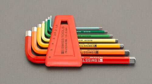 型番EA573LK-100 商品説明●メーカー…PBSWISSTOOLS●型番…PB210.H-6RB●〈セット内容〉…7本組●色の違いによってサイズの選別が容易です。●パウダーコート仕上げ●サイズ(mm)…1.5・2・2.5・3・4・5・...