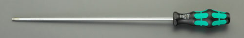 型番EA573SC-330 商品説明●TORXロングドライバー●サイズ…T30●軸長…300mm●軸径…φ6mm●ハンドルサイズ(ハンドル最大幅×ハンドル長)…37×105mm●重量…136g●円錐状の先端がねじ穴に深く食い込み、しっかりと...