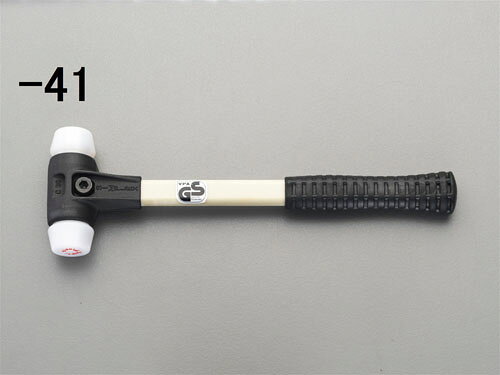 型番EA575HB-41 商品説明●頭径…30mm●頭長…90mm●全長…300mm●全重量…450g●材質…頭：プラスチック、柄：ファイバーグラス（ラバーグリップ付）、ホルダー：強化鋳鉄●硬さ…ミディアムハードヘッド●用途…舗装、縁石の設...