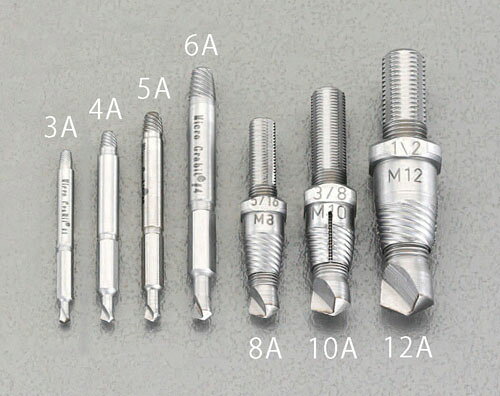 型番EA584A-8A 商品説明●電気ドリルの低速左回転（30〜100rpm）で使用して下さい。●ドリル材質…HSS●能力…M8（差替えなしで抜き取り可能）●シャンク…六角3.7mm ★注意事項★商品画像に複数商品が載っており、番号やアルフ...