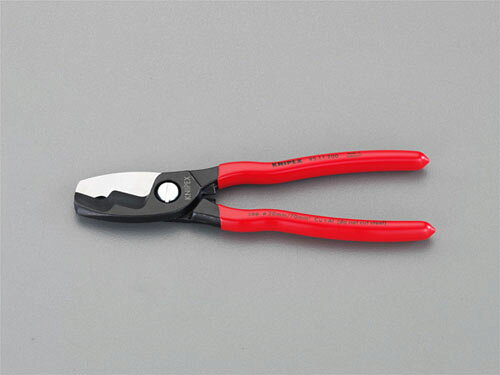 型番EA585KA 商品説明●メーカー…KNIPEX（クニペックス）●型番…9511200●切断能力…φ20mm(70m)●全長…200mm●重量(g)…283●仕上げ…磨き●ハンドル…プラスチックコーティング●スチール製ワイヤーおよび硬引...
