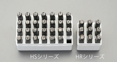 型番EA591HS-9 商品説明●〈セット内容〉…27本組●英字（A〜Z・&)●材質…スチール（焼入れ）●文字サイズ…9.5mm●四角軸…14.0mm●全長…80mm●付属品…プラスチックケース ★注意事項★商品画像に複数商品が載っており、...