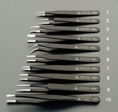 型番EA595EE-4 商品説明●メーカー…KNIPEX（クニペックス）●型番…920879ESD●材質…ステンレス製●全長…120mm●先端…直・特殊●先端幅…3.8mm ★注意事項★商品画像に複数商品が載っており、番号やアルファベットが...