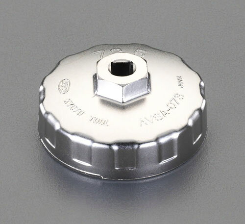 型番EA604AV-73 商品説明●差込角…3/8”●六角対辺…24mm●内寸…72.5mm●外径…80mm●高さ（H）…35mm●形状…14角●重量…90g●材質…アルミダイキャスト ★注意事項★商品画像に複数商品が載っており、番号やアル...