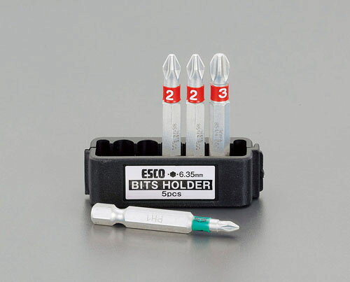 型番EA611A-90A 商品説明●〈セット内容〉◆(＋)ビット【4本組】・六角シャンク：1/4"・Bi Torsion仕様・サイズ：＃1・＃2(2本)・＃3・全長：50mm・重量：10g(＃1)・11g（＃2・＃3）◆収納ケース・ビット収...
