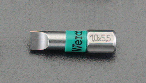 型番EA611AC-52 商品説明●六角シャンク…1/4”●先端…(−)●サイズ…0.8×5.5mm●全長…25mm●※モデルチェンジの為、今後はカラーと番号が付く予定です。 ★注意事項★商品画像に複数商品が載っており、番号やアルファベット...