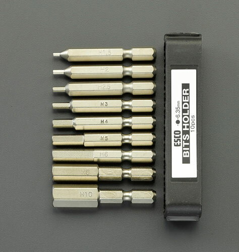 型番EA611BL-100 商品説明●六角シャンク…1/4”●サイズ(mm)…1.5・2・2.5・3・4・5・6・8・10(9本組) ★注意事項★商品画像に複数商品が載っており、番号やアルファベットが記載されている商品がございます。その場合...