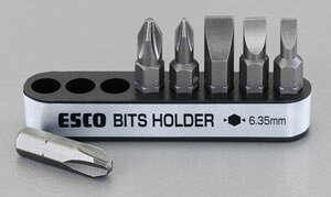 型番EA611E 商品説明●6本組●(＋)ビット…＃1・2・3●(−)ビット…4・5.5・7mm●六角シャンク…1/4”●ビット全長…25mm ★注意事項★商品画像に複数商品が載っており、番号やアルファベットが記載されている商品がございます...