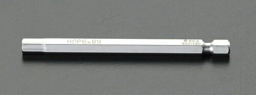 型番EA611GR-16 商品説明●六角シャンク…1/4”●全長…89mm●サイズ…6.0mm ★注意事項★商品画像に複数商品が載っており、番号やアルファベットが記載されている商品がございます。その場合は、「商品番号の末尾」に記載されている...