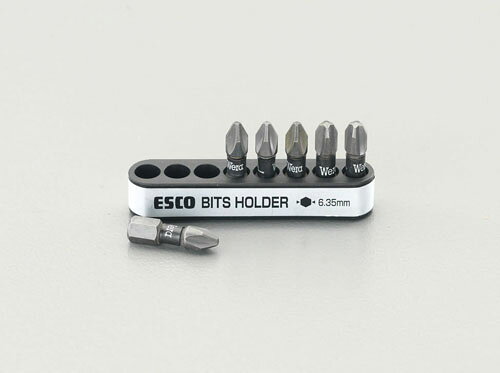 型番EA611MA-1 商品説明●7点セット●全長…25mm●サイズ…#2（4本）・#3（2本）●六角対辺…1/4”●ダイヤモンドコーティング●ビット収納ケース（68×13×11（H）mm） ★注意事項★商品画像に複数商品が載っており、番号...