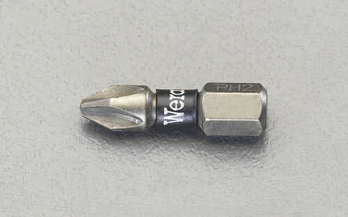 型番EA611MA-2 商品説明●サイズ…#2●全長…25mm●六角シャンク…1/4”●(＋)ビット●重量…4g●ダイヤモンドコーティング●インパクトドライバーでのご使用の際は別売のビットホルダー(EA611M-2)を併用してお使い下さい●...