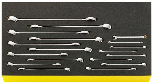 型番EA612VB-1 商品説明●〈セット内容〉…18点●トレーサイズ…460×250×60(H)mm●サイズ(mm)…6・7・8・9・10・11・12・13・14・15・16・17・18・19・20・21・22・24●全長…105〜280...
