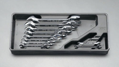 型番EA615BK-2 商品説明●材質…工具鋼●サイズ(mm)…5.5×7・8×10・10×12・11×13・12×14・14×17・17×19・19×21・22×24・24×27●10本組●全長…102〜253mm●トレーサイズ…（樹脂製...