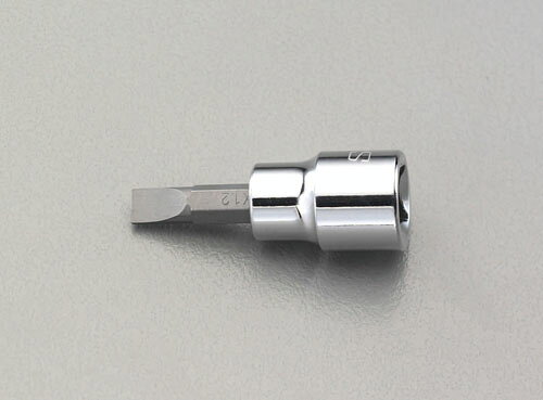 型番EA617DH-5.5 商品説明●差込角…3/8”●刃幅×刃厚(mm)…(−)5.5×1.0●全長(mm)…49●軸長…23mm●外径…18mm●各部サイズ…●全長(L1；mm)：49●軸長(L2；mm)：23●外径(D；mm)：18 ...