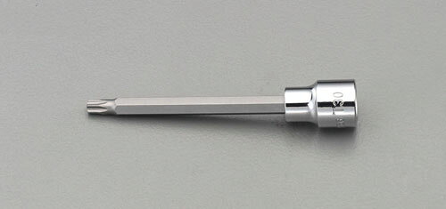 型番EA617DM-650 商品説明●差込角…3/8”●サイズ…T50●全長…100mm●軸長…75mm●外径…18mm●ロングタイプ●各部サイズ…●先端部外径(mm)：8.84●全長(L1；mm)：100●軸長(L2；mm)：75●外径(...