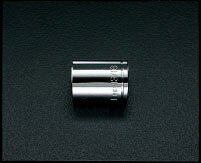 型番EA617DW-9 商品説明●差込角…1/2”●対辺…7/8”●外径…30mm●全長…38mm●ボルト・ナットを傷めにくい面接触タイプ●6ポイントソケット●ミラー仕上げ●各部サイズ…●全長(L；mm)：38●先端部ソケット外径(D1；m...