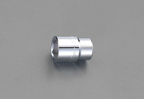 型番EA617DX-19 商品説明●差込角…1/2”●対辺(mm)…19●外径…25.5mm●全長…38mm●ボルト・ナットを傷めにくい面接触タイプ●6ポイントソケット●ミラー仕上げ●各部サイズ…●全長(L；mm)：38●先端部ソケット外径...