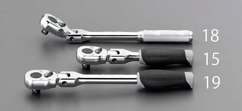 型番EA618AA-15 商品説明●差込角…1/4”●全長…120mm●タイプ…首振り●左右切替式●送り角…18° ★注意事項★商品画像に複数商品が載っており、番号やアルファベットが記載されている商品がございます。その場合は、「商品番号の末...
