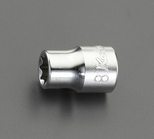 型番EA618BW-80 商品説明●差込角…3/8”●四角のボルト・ナット類をしっかりホールドするのでより強いトルクがかけられます。●対辺…8mm●外径…14.5mm●全長…26mm ★注意事項★商品画像に複数商品が載っており、番号やアルフ...