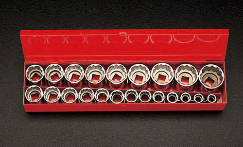 型番EA618C-22 商品説明●差込角…1/2”●22個組●対辺…10・11・12・13・14・15・16・17・18・19・20・21・22・23・24・25・26・27・28・29・30・32mm●外径…15.3〜42.8mm ★注意...