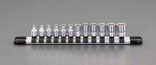 型番EA618HK 商品説明●メーカー…TONE●型番…HS212●＜セット内容＞…12個組●対辺：3mm、外径：6mm、全長：21mm●対辺：4mm、外径：7mm、全長：21mm●対辺：5mm、外径：8mm、全長：22mm●対辺：6mm、...