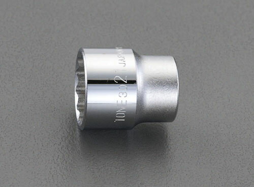 型番EA618JJ-24 商品説明●メーカー…TONE●型番…3D-24●差込角…3/8”●対辺…24mm●外径…32.0mm●全長…34mm●重量…110g●12ポイント ★注意事項★商品画像に複数商品が載っており、番号やアルファベットが...