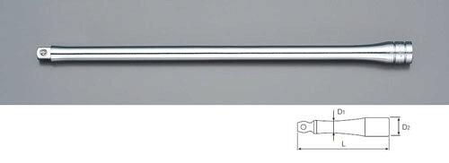 型番EA618NP-75 商品説明●差込角…1/4インチ●サイズ… D1：8mm D2：12mm L：75mm●重量…38g ★注意事項★商品画像に複数商品が載っており、番号やアルファベットが記載されている商品がございます。その場合は、「商...
