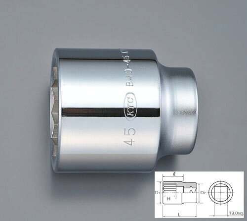 型番EA618SD-34 商品説明●対辺…34mm●差込角…3/4”●外径(mm)…47●全長…57mm ★注意事項★商品画像に複数商品が載っており、番号やアルファベットが記載されている商品がございます。その場合は、「商品番号の末尾」に記載...