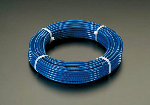型番EA628SN-62 商品説明●材質…SUS304●ワイヤー構成…7×19●線径…6mm●外径…8mm●切断荷重…2370kg●長さ…20m●スリーブを使うときは、メーカーでの加工が必要です。 ★注意事項★商品画像に複数商品が載っており...