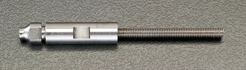 型番EA638RL-4 商品説明●適合ワイヤー径…4mm●ねじサイズ…M6×30mm●仕様…右ねじ●材質…ステンレス(SUS316L)●重量…約52g●適正締め付けトルク…25-30Nm●最高引張力…8kN●(1×19)ワイヤー不可●破断強...