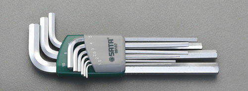 型番EA683AC 商品説明●＜セット内容＞サイズ…1.5・2・2.5・3・4・5・6・8・10mm●9本セット●全長…78〜180mm●総重量…336g ★注意事項★商品画像に複数商品が載っており、番号やアルファベットが記載されている商品...