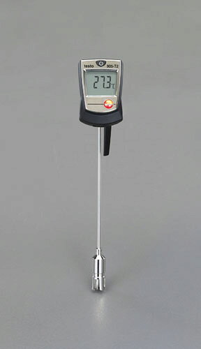 型番EA701AP-1 商品説明●メーカー…テストー（testo）●型番…0560905608（testo905-T2）●測定範囲…-50〜+350℃（短時間の場合：〜+500℃）●分解能…0.1℃●精度…±（1℃+1%rdg）●電源…単4...