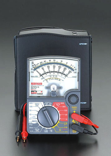 型番EA707G-15 商品説明●メーカー…三和電気計器（sanwa）●型番…SP21/C●耐衝撃メータ●直流電圧…0.3/3/12/30/120/600V●交流電圧…12/30/120/300/600V●直流電流…60μ/30m/0.3A...