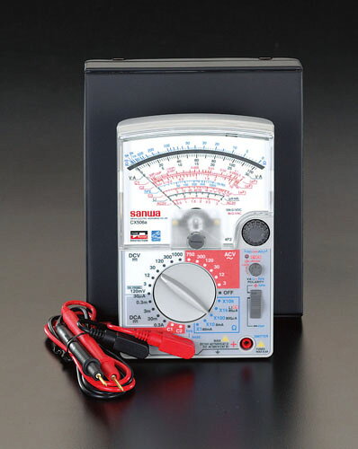 型番EA707G-22 商品説明●メーカー…三和電気計器（sanwa）●型番…CX506a＋C-CA●多機能型●直流電圧…120m(4kΩ)　/3/12/30/120/300(50kΩ)/　1000V(15kΩ)●交流電圧…3/12/30/...