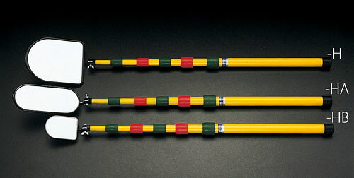 型番EA724HB 商品説明●ファイバーグラス製●ミラー材質…ガラス●ジョイントはワンタッチで伸縮できるゴム製です。●倍率…等倍●ポール長…600〜2，000mm●ミラー…100×73mm●重量…500g●●冬場のミラーがくもる時は、くもり...