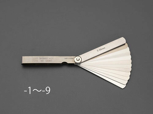 型番EA725RF-7 商品説明●リーフ長…100mm●リーフ幅…12.7mm●材質…炭素工具鋼●組枚数…19枚●サイズ…0.01・0.02・0.03・0.04・0.05・0.06・0.07・0.08・0.09・0.10・0.20・0.30...