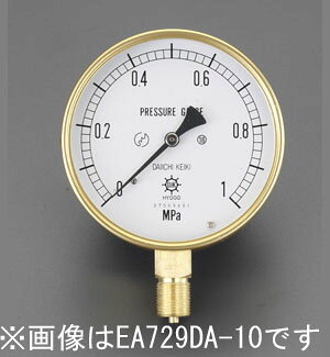 型番EA729DA-30 商品説明●取付ネジ…G(PF)3/8”●圧力(MPa)…0〜3.0●直径…75mm●ケース材質…アルミ(金色ケース) ★注意事項★商品画像に複数商品が載っており、番号やアルファベットが記載されている商品がございます...