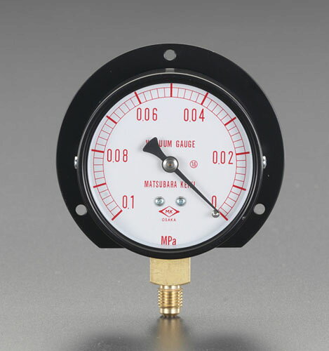 型番EA729VB-100 商品説明●圧力…-0.1〜0MPa●接続…UNF7/16”(1/4”フレアー)●外径…128mm●ゲージ径…100mm●ケース材質…SS400 ★注意事項★商品画像に複数商品が載っており、番号やアルファベットが記...