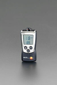 型番EA742EA-3 商品説明●メーカー…テストー（testo）●型番…05600610（testo610）●電源…単4電池×2本●サイズ…119×46×25mm●重量…47g●温度…−10〜50℃(±0.5℃)●湿度…5〜95％RH(±...